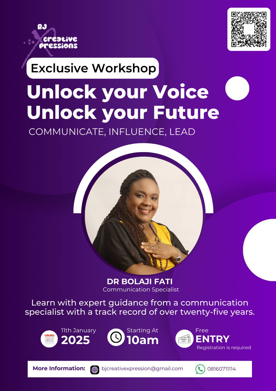 PUBLIC SPEAKING CLASS- MASTER THE ART OF PUBLIC SPEAKING BY DR. BOLAJI ...